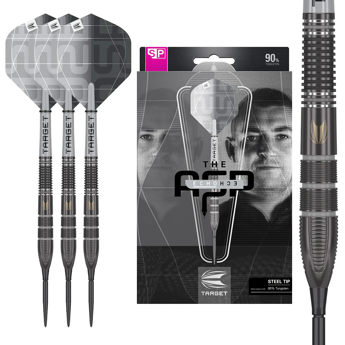 ASPINALL X ECHO 90% TUNGSTEN SP STEEL TIP DARTS BY TARGET – Atlantic ...