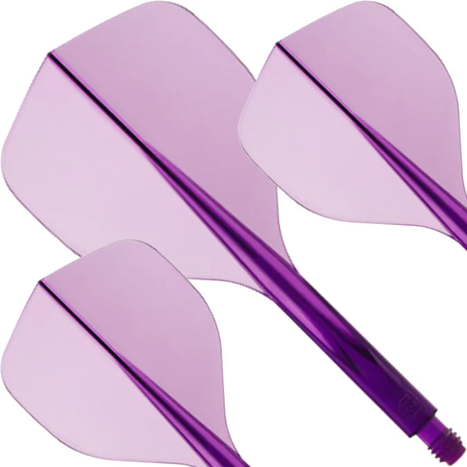 CONDOR AXE 120 DART FLIGHTS - STANDARD - CLEAR PURPLE – Atlantic Dart ...