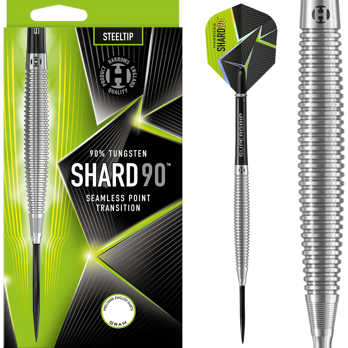 Shard 90% Tungsten Steel Tip Darts by Harrows – Atlantic Dart Warehouse